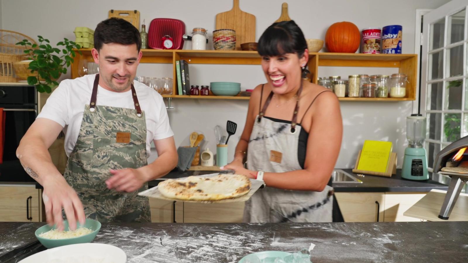 Nico Guzmán sorprende a Bárbara Hernández con unas originales pizzas con hielo